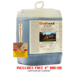 Outlast Q8 Log Oil is specially formulated for log cabins and log homes